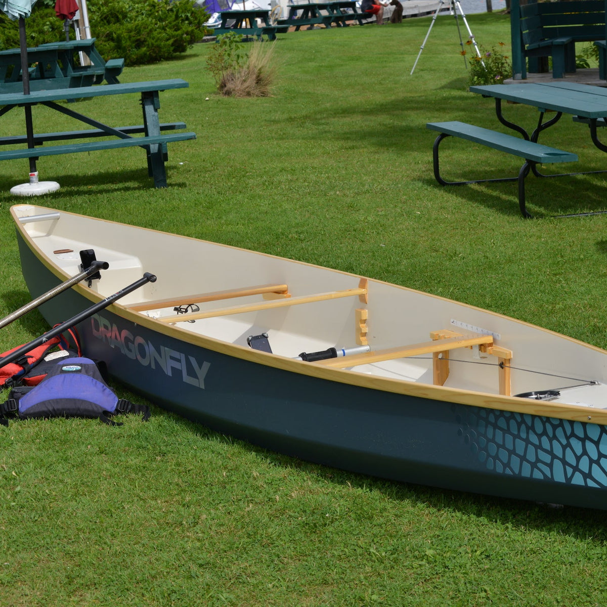 Introducing the Dragonfly Tandem Dragon Boat – Bear Mountain Boat Shop ...